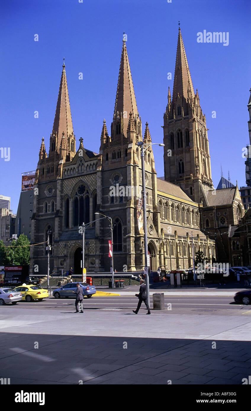 geography / travel, Australia, Victoria, Melbourne, churches, St. PaulS ...