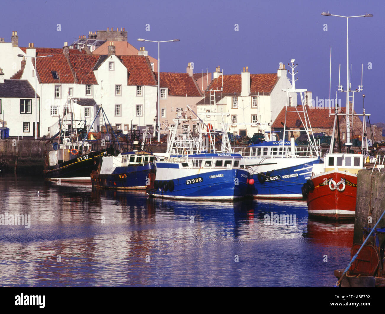 dh East neuk scotland PITTENWEEM FIFE Harbour fishing boats trawler ...