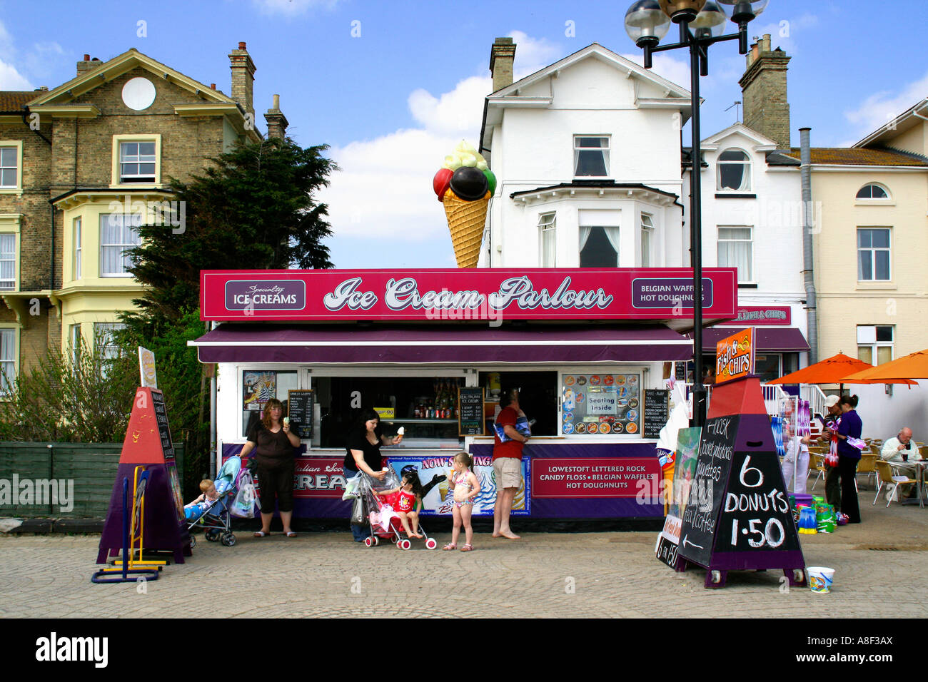 The promenade at Lowestoft Suffolk UK Stock Photo - Alamy