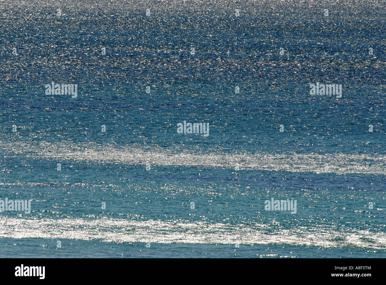 The sparkling blue sea at Calgary Bay on the Isle of Mull. West ...