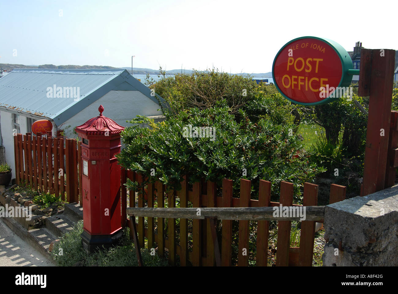 A small post office and Victorian post box still in use today on the ...