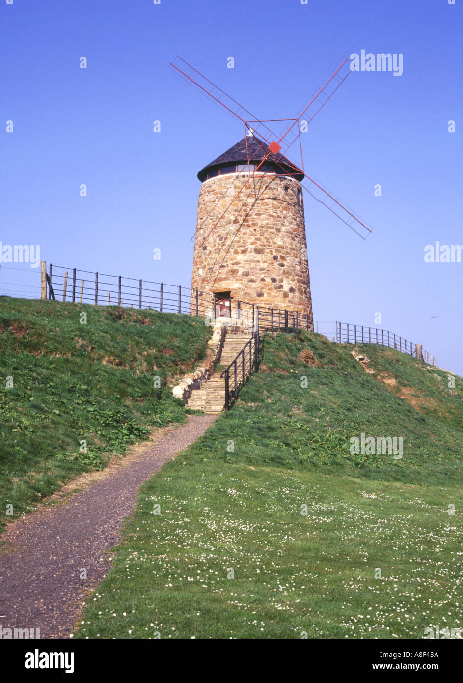 dh Windmill ST MONANCE FIFE 18th century saltpans windmill sea pump St ...