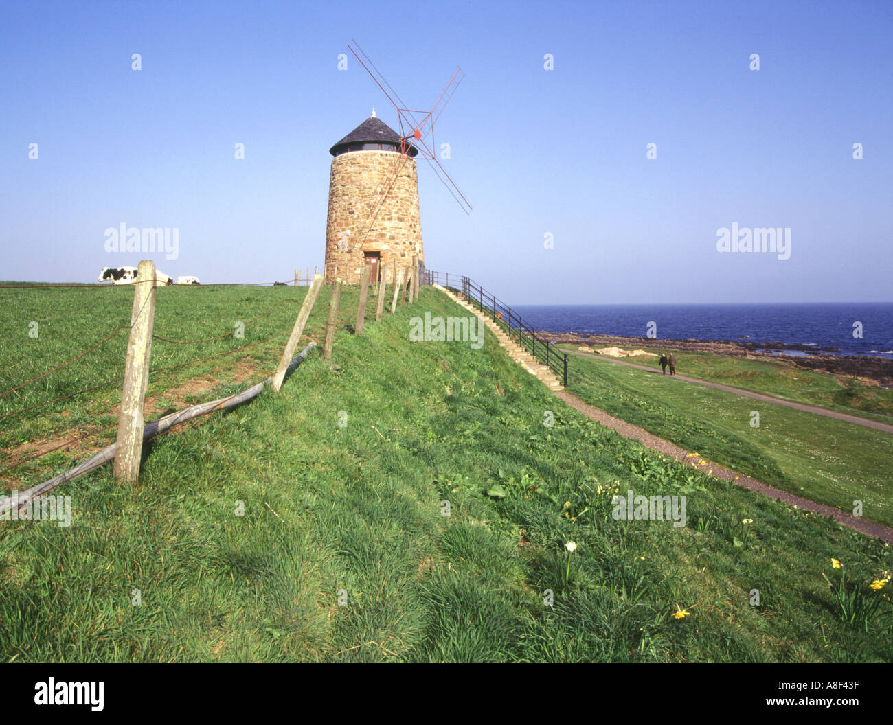 dh Windmill ST MONANCE FIFE 18th century saltpans windmill sea pump St ...