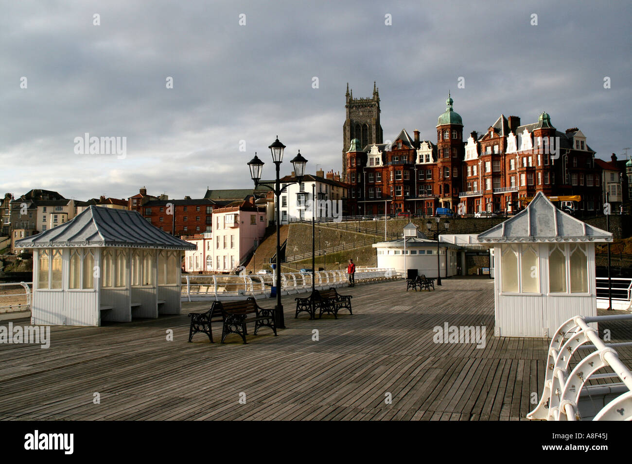 The promenade and pier at Cromer Norfolk UK Stock Photo - Alamy