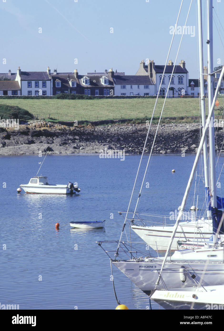 dh Harbour ISLE OF WHITHORN DUMFRIES Yachts motor boat houses boats ...