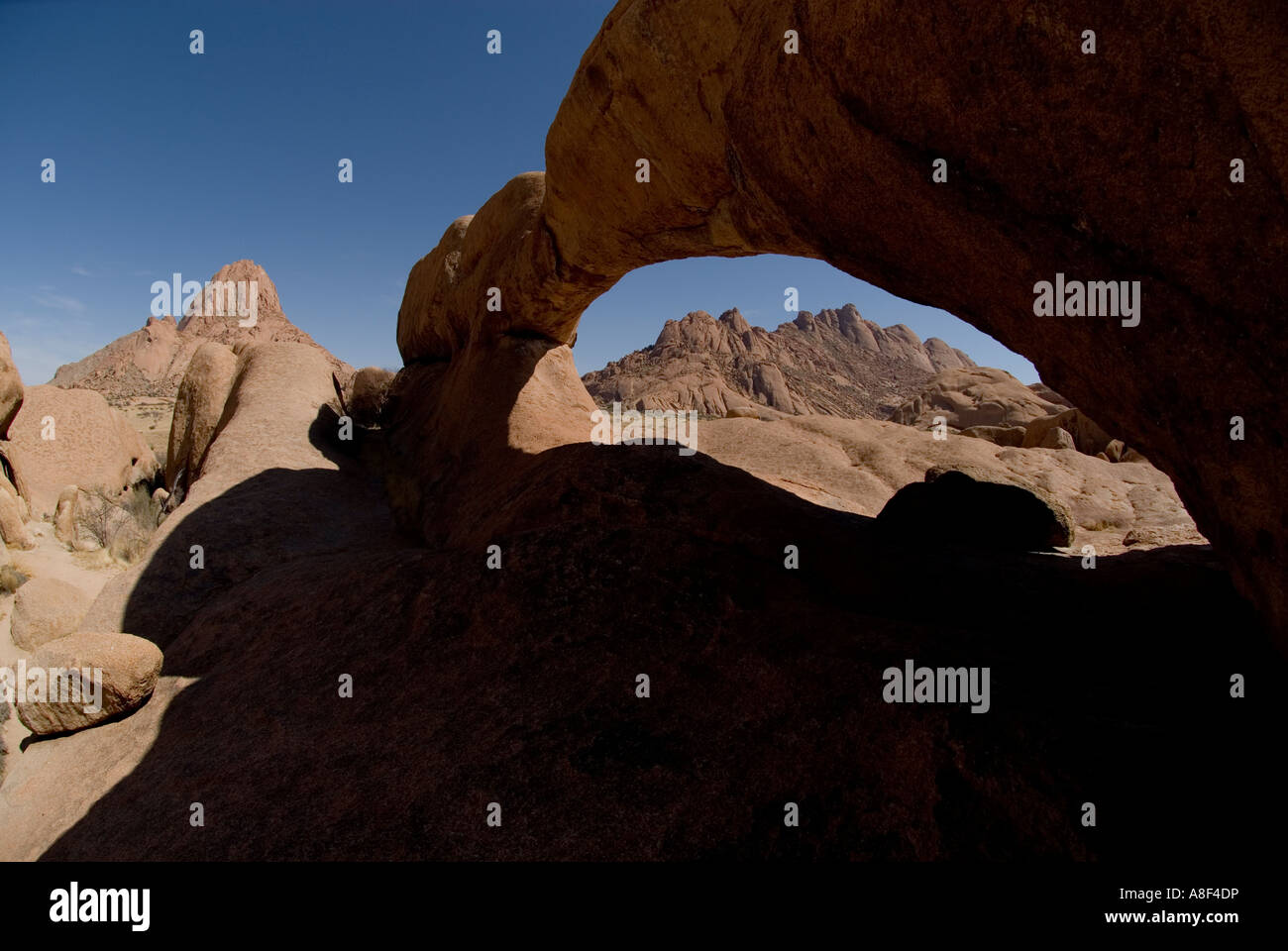 Spitzkuppe rock arch Namibia Stock Photo - Alamy