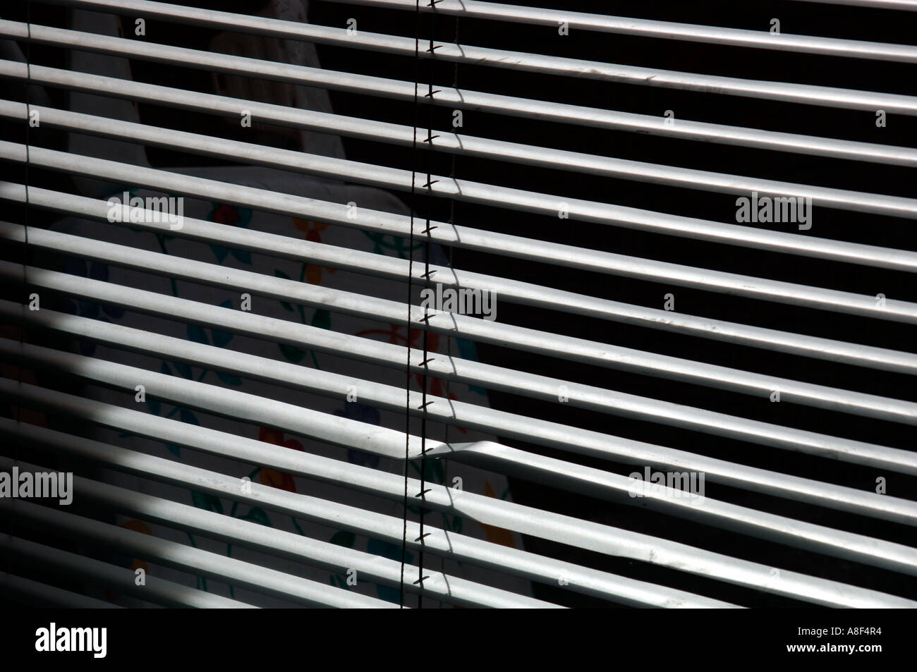 Metal Window Blinds Stock Photo - Alamy