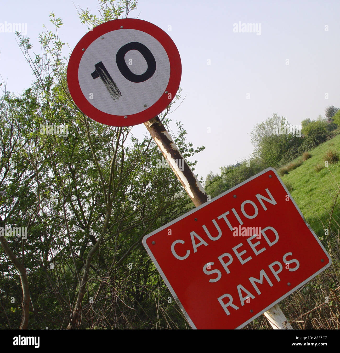 British Road Traffic Signs in the city of Newport South Wales GB UK ...