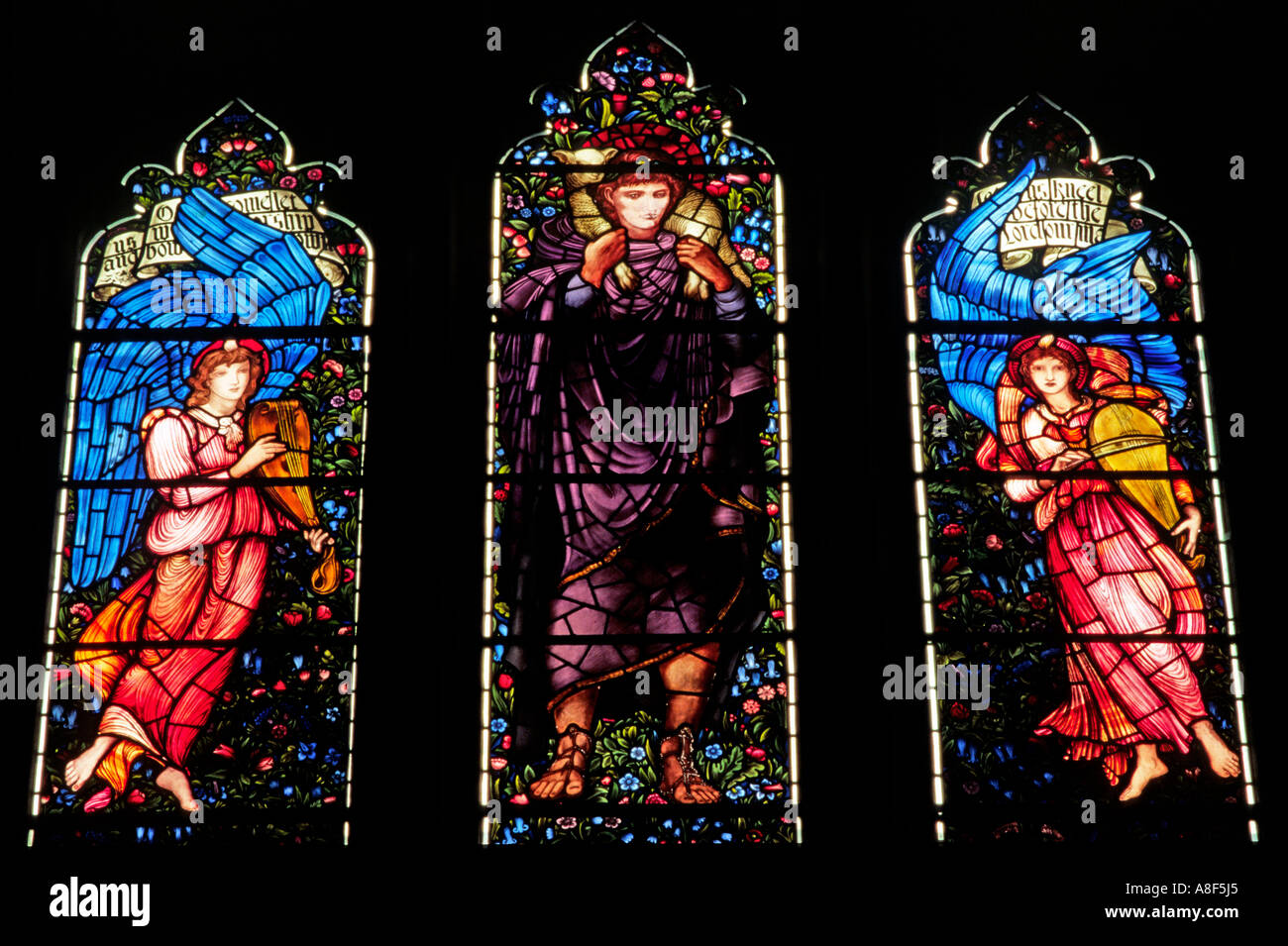 Stained glass window Stock Photo - Alamy