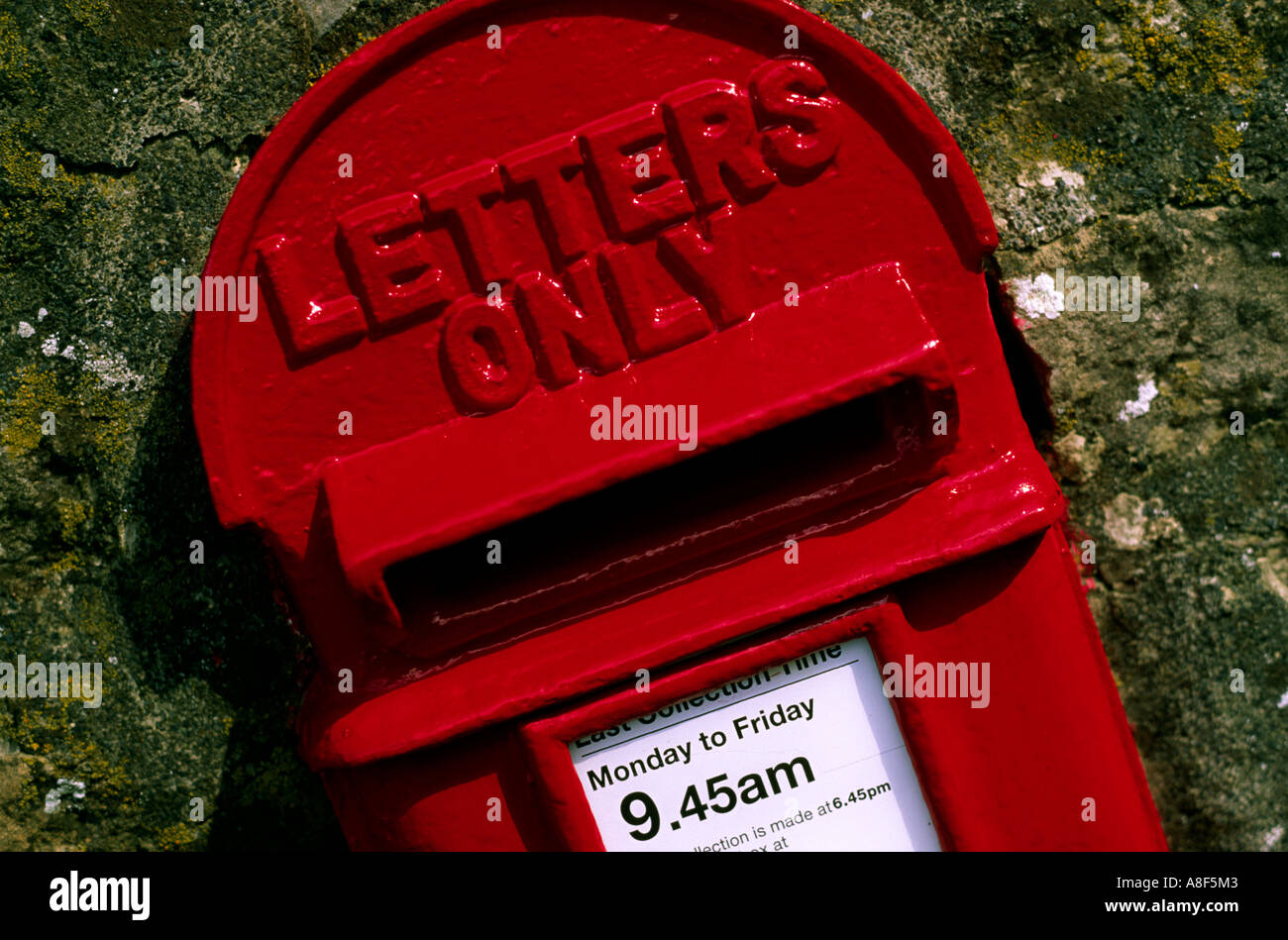 Letters only post box hi-res stock photography and images - Alamy