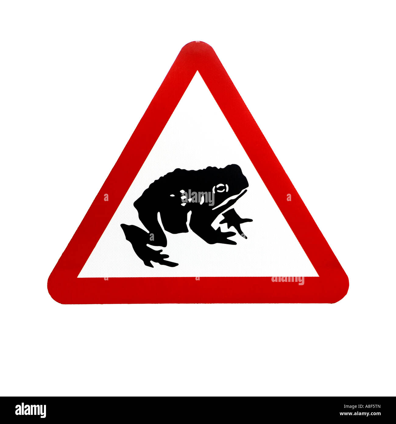 Frog road sign hi-res stock photography and images - Alamy