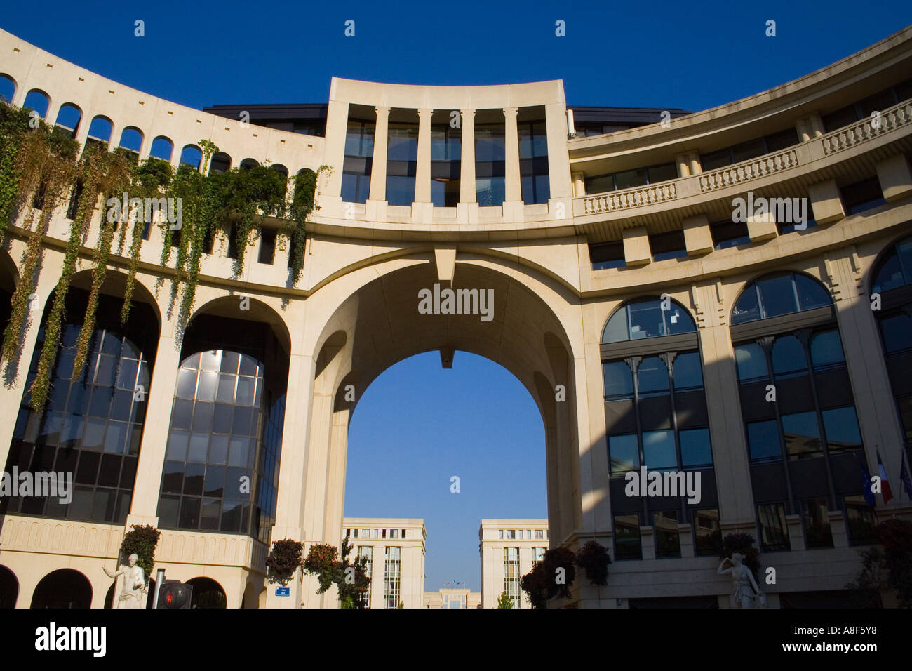 Modern architecture in Montpellier Stock Photo - Alamy