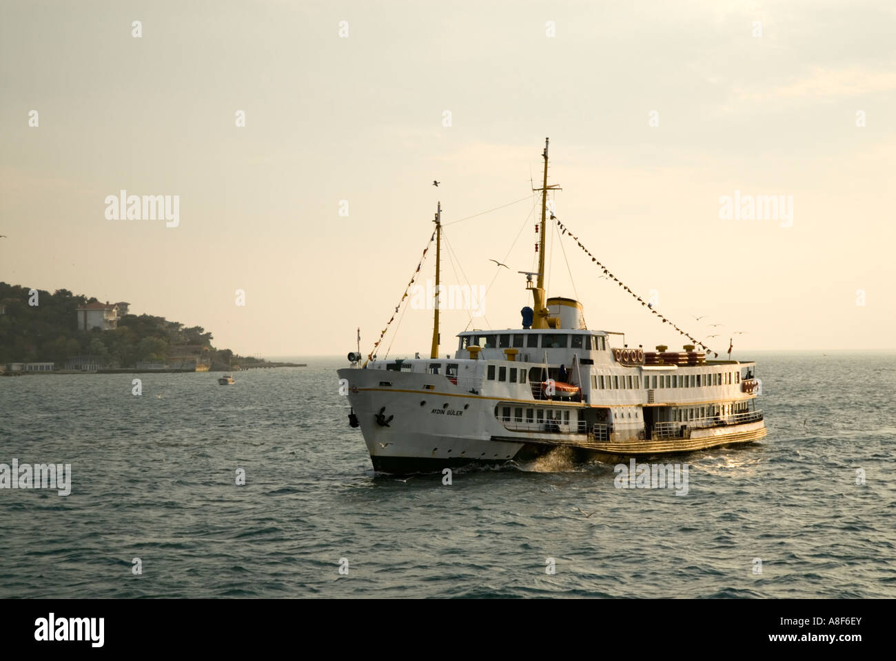 Ferry on the Sea of Marmara, Turkey Stock Photo - Alamy