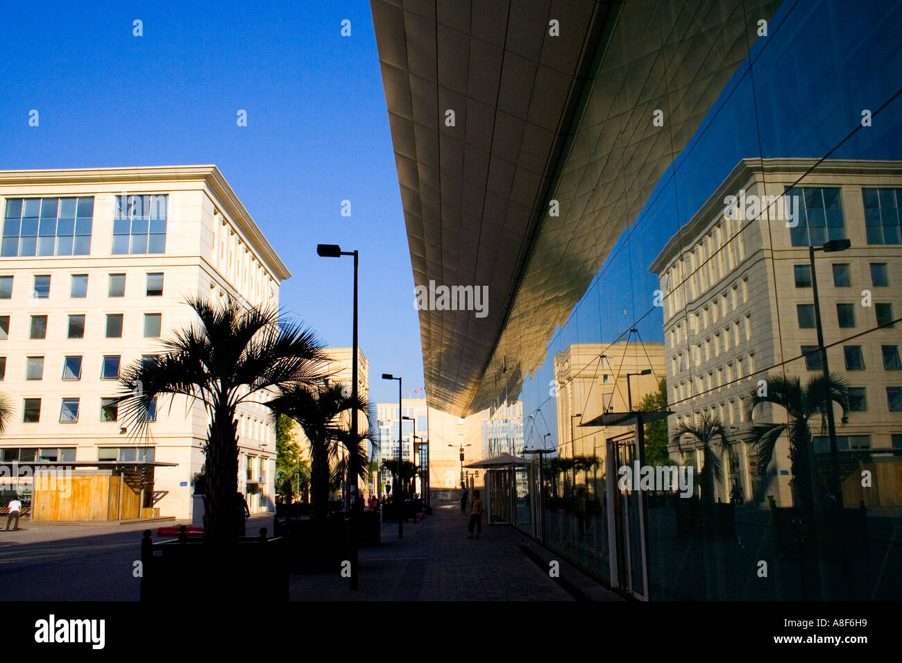 Modern architecture in Montpellier Stock Photo - Alamy