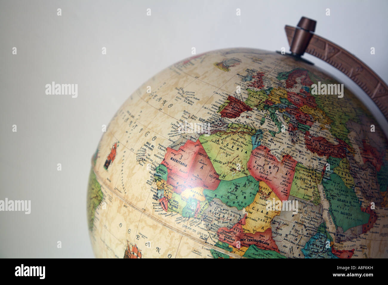 part of a globe Stock Photo - Alamy