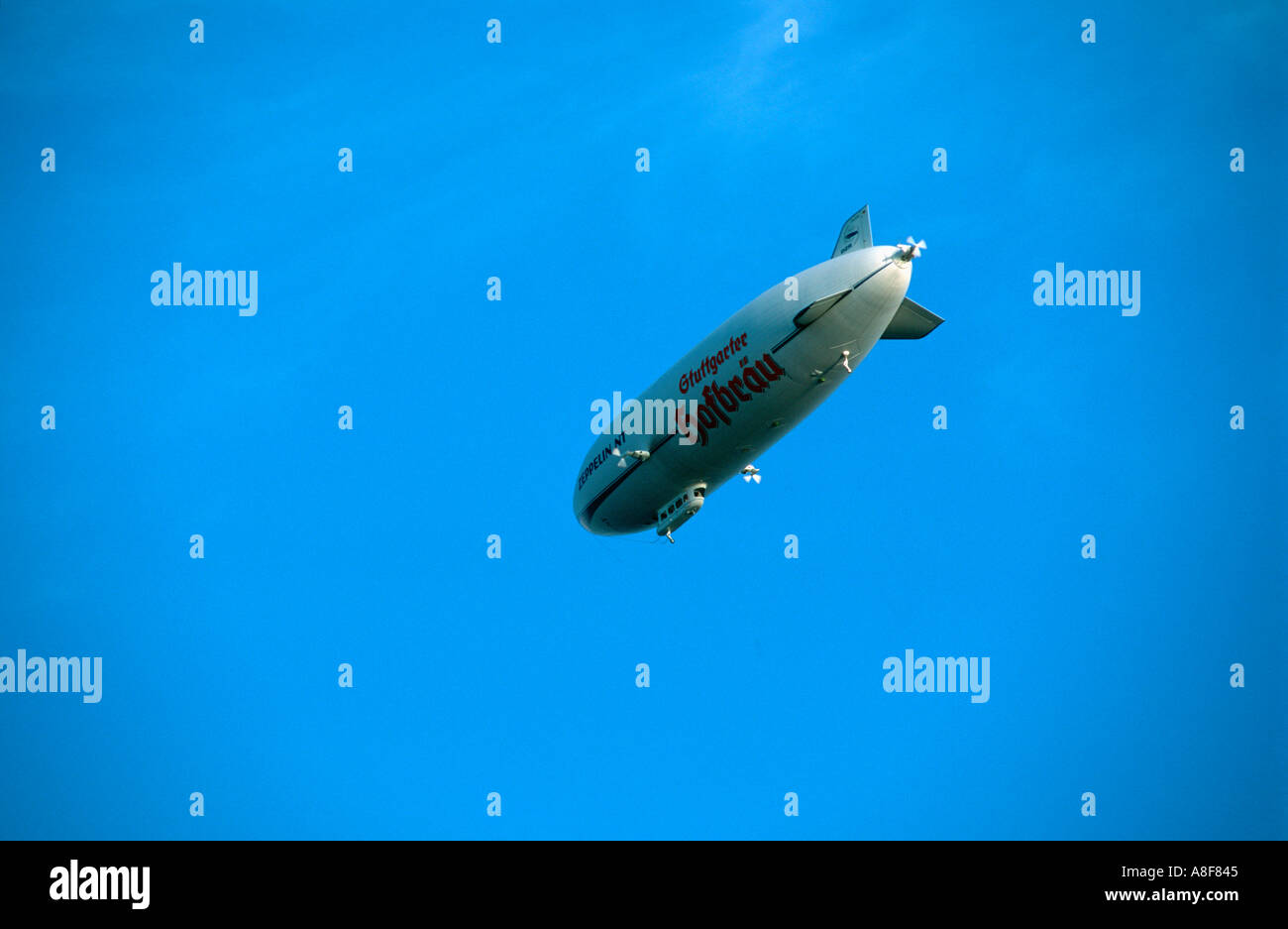 Zeppelin over Lake Constance (Bodensee), Friedrichshafen Baden ...