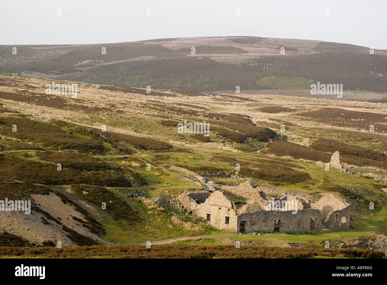 Surrender Smelting Mill at Hard Level Gill near Reeth North Yorkshire ...