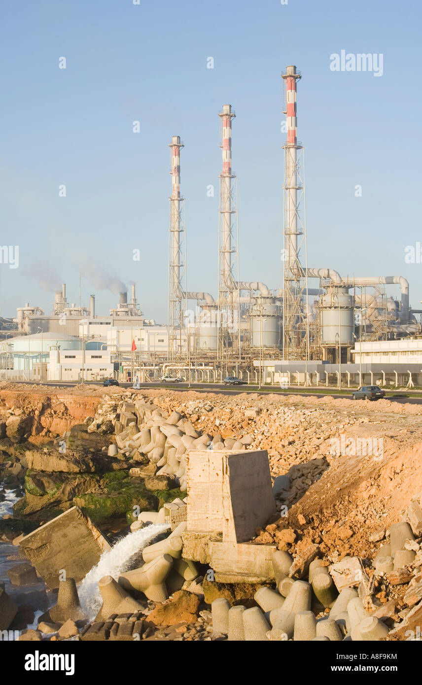 Phosphate Industry in El Jadida Morocco Stock Photo - Alamy