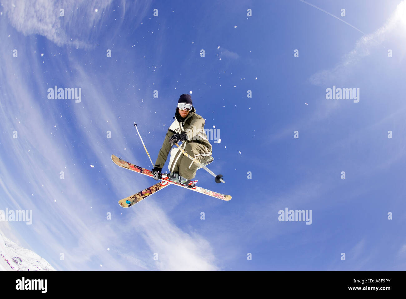 Ski jumping crossed hi-res stock photography and images - Alamy