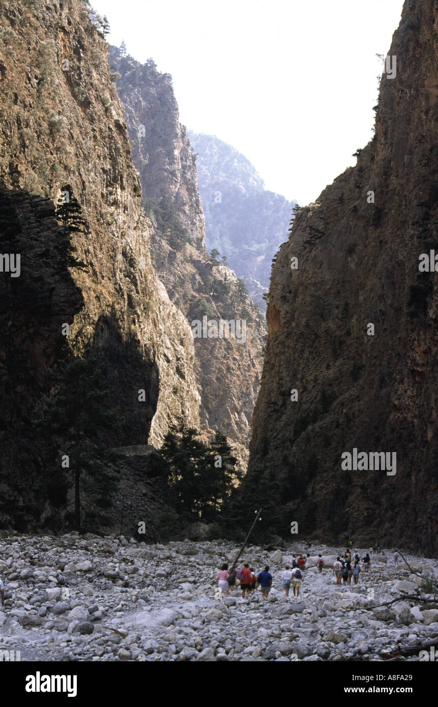 Samaria gorge Crete Stock Photo - Alamy