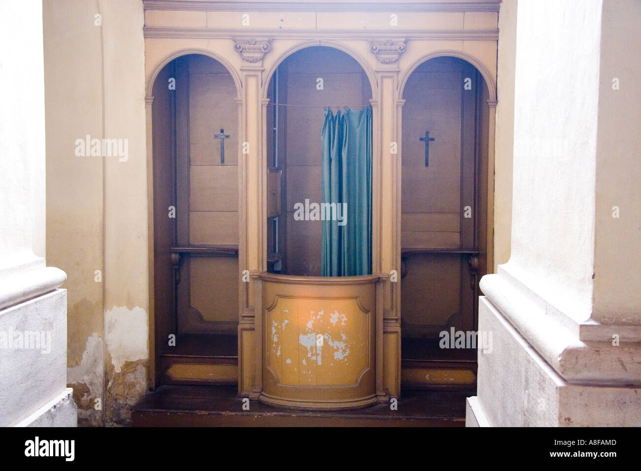 church, religion, believers, confessional booth, priest, pastor ...