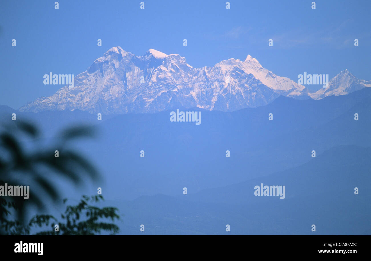 Top of the World- Everest Lhotse Nuptse mountain range as seen from ...