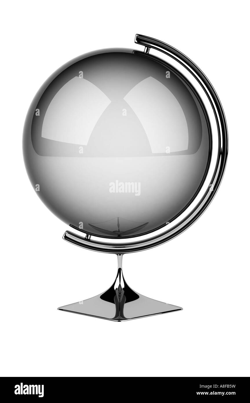 Blank globe Black and White Stock Photos & Images - Alamy