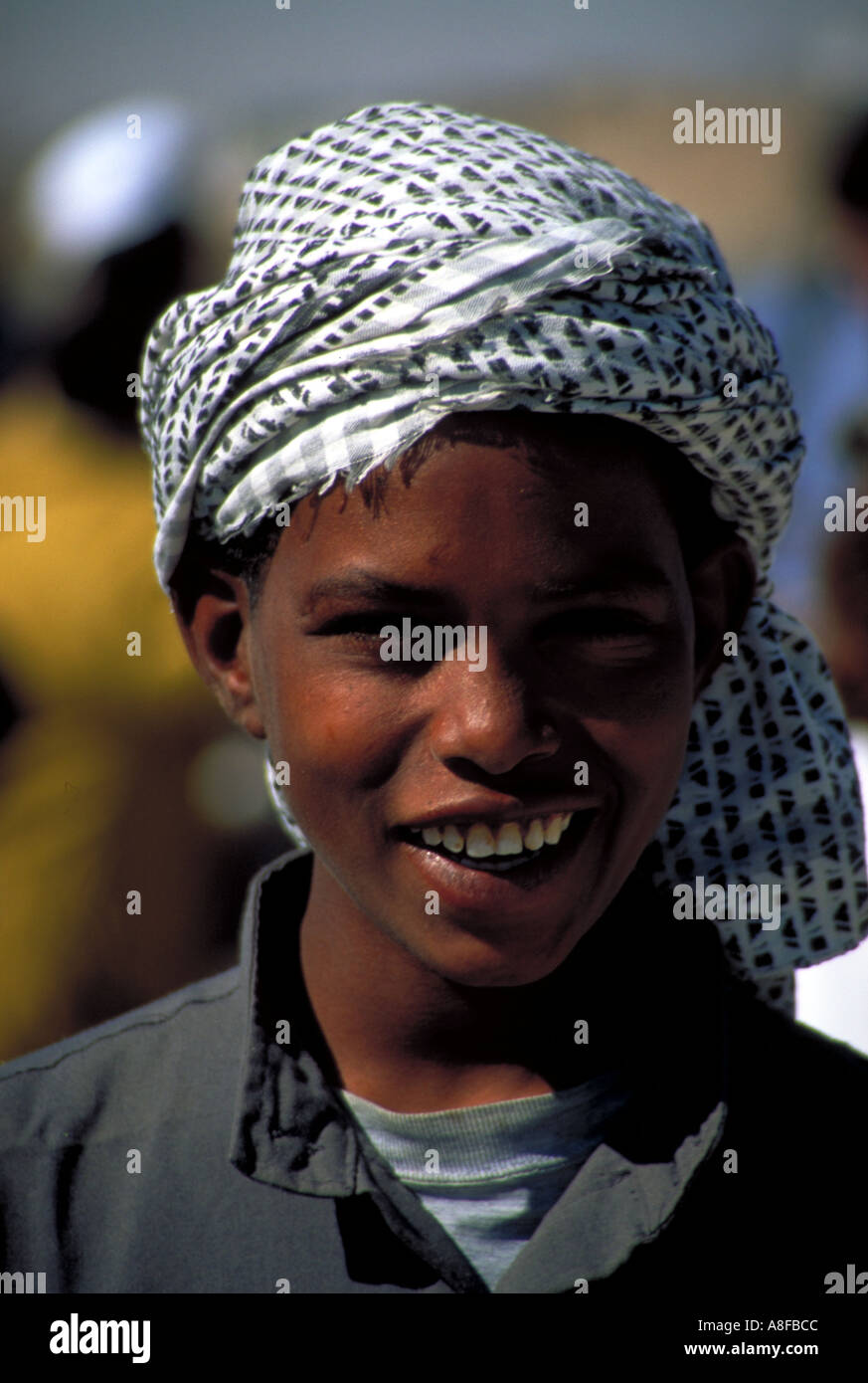 An Egyptian Boy Luxor Egypt Stock Photo - Alamy