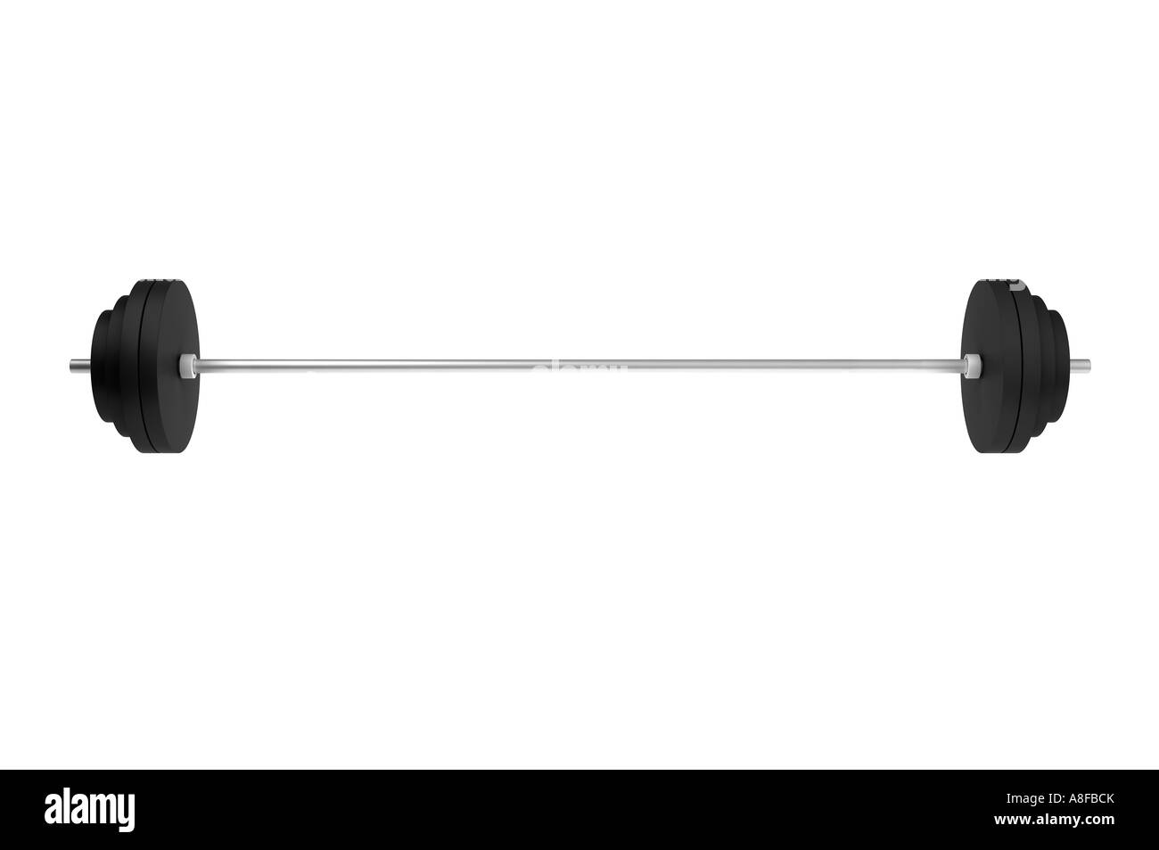 3d rendering barbell bar hi-res stock photography and images - Alamy