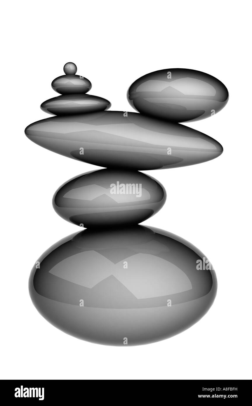 Simple stones Black and White Stock Photos & Images - Alamy