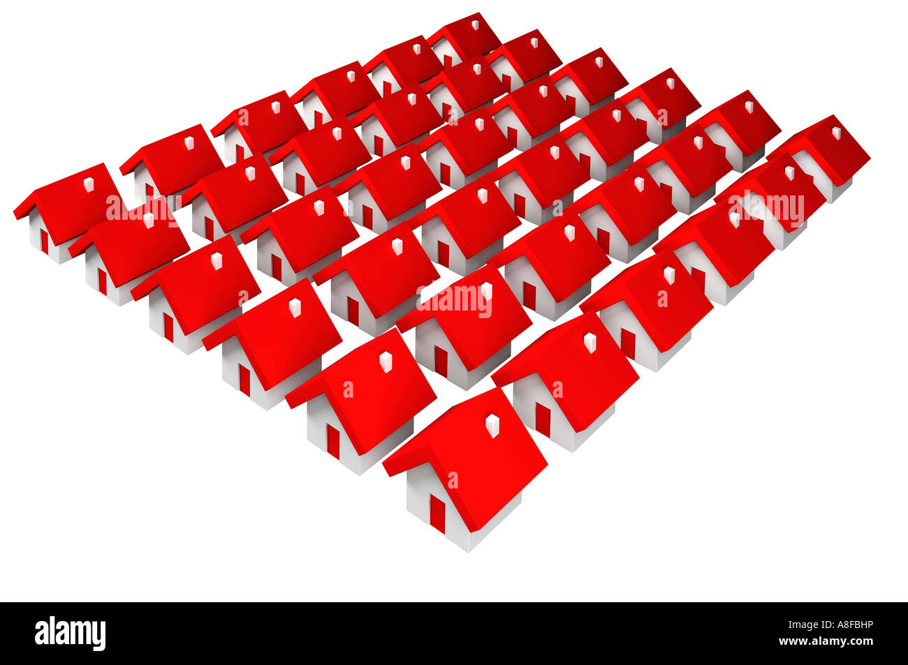 Block housing estate Stock Photo - Alamy