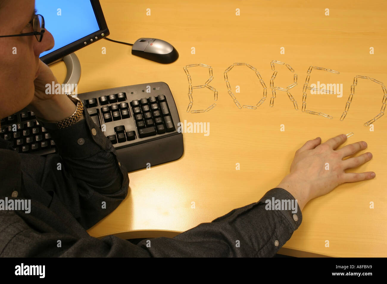 Unfulfilled worker hi-res stock photography and images - Alamy