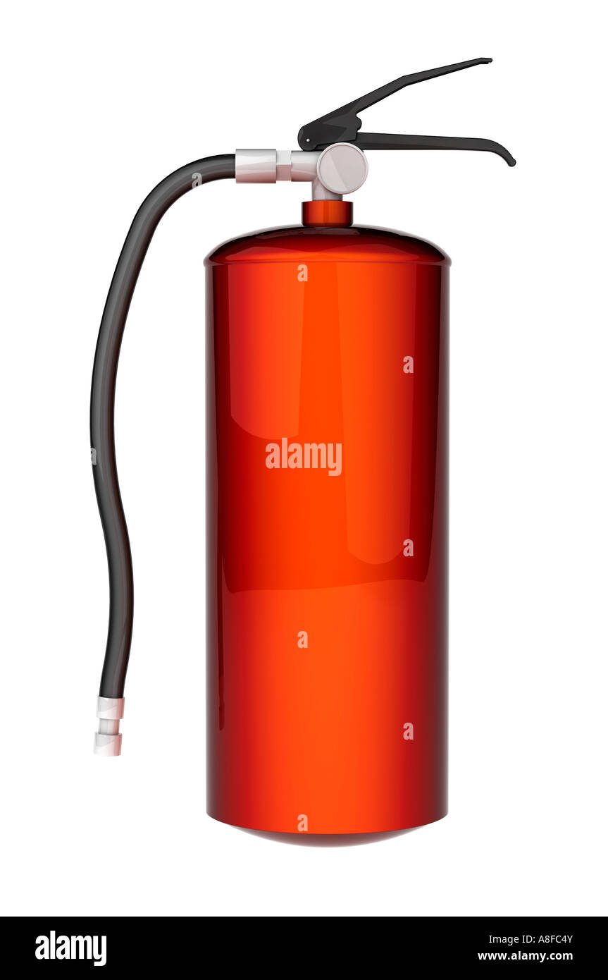Red Fire extinguisher Stock Photo - Alamy