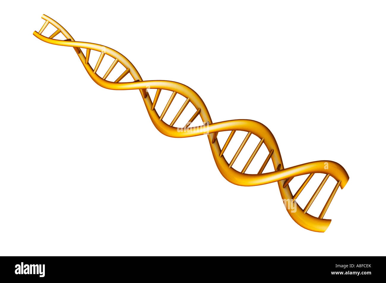 3d rendered double helix dna Cut Out Stock Images & Pictures - Alamy