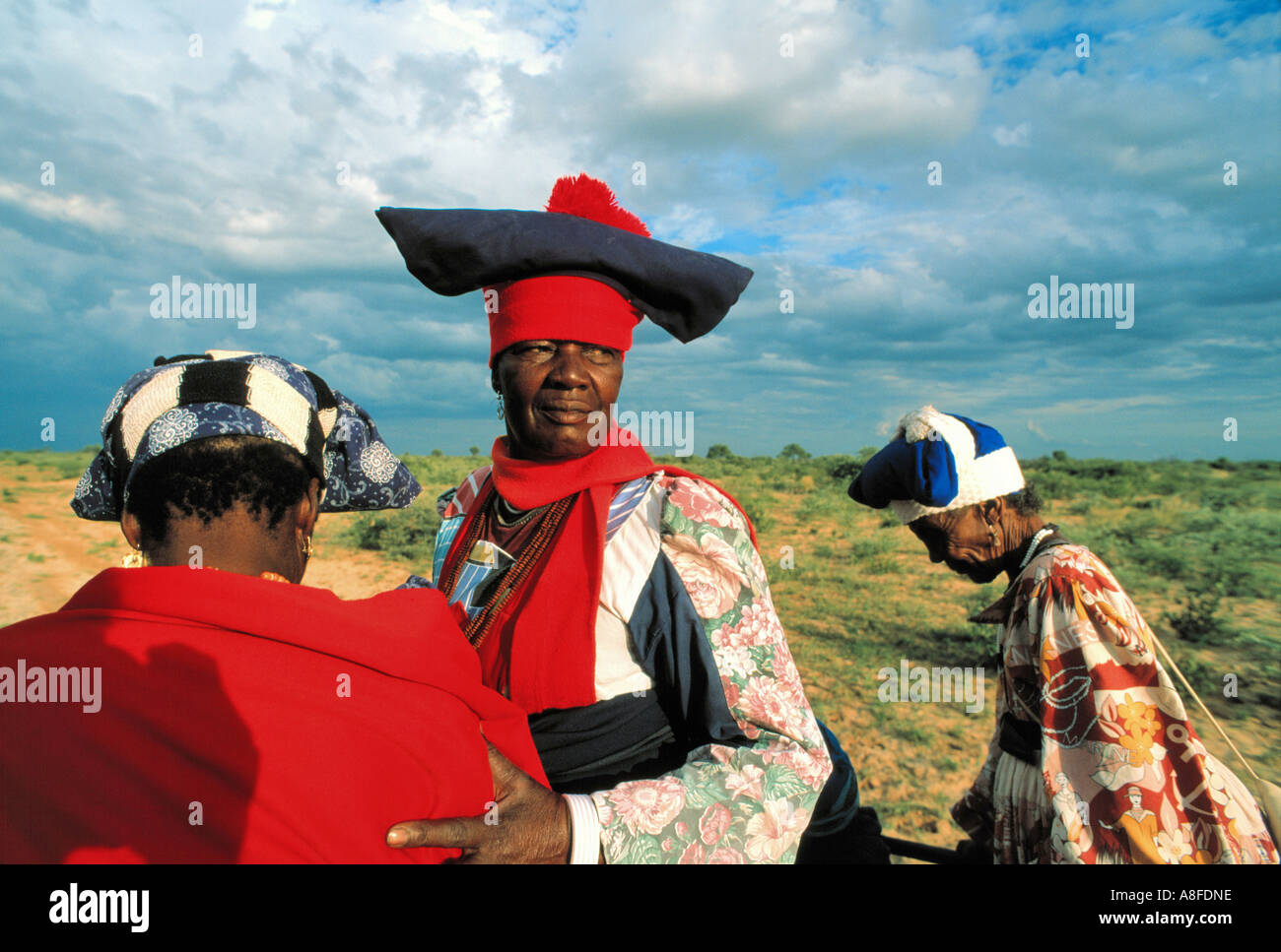 Herero tribe traditional dress hi-res stock photography and images - Alamy