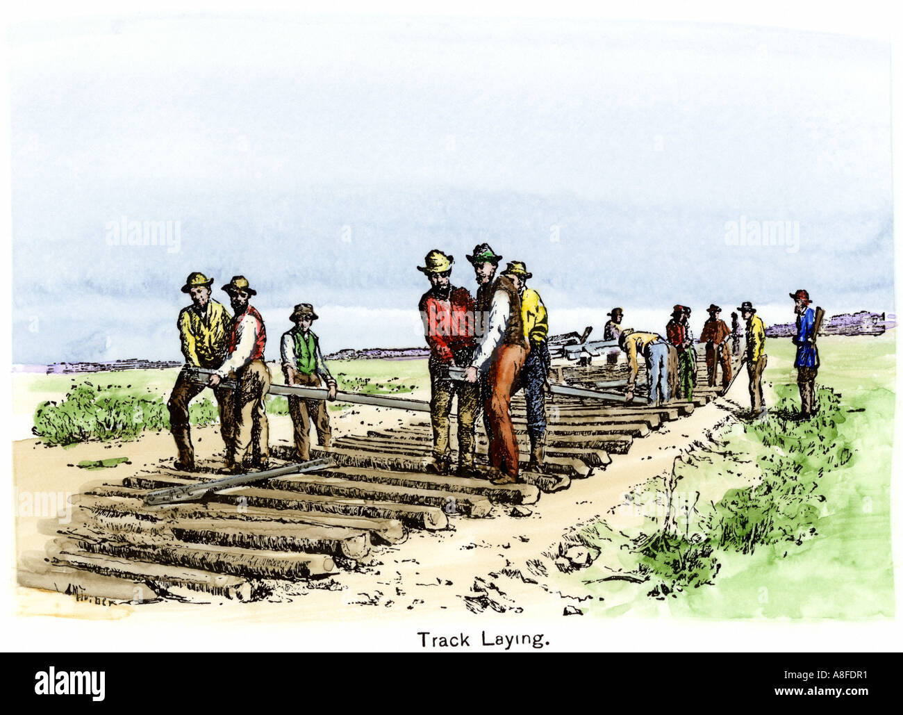 Transcontinental Railroad Clipart