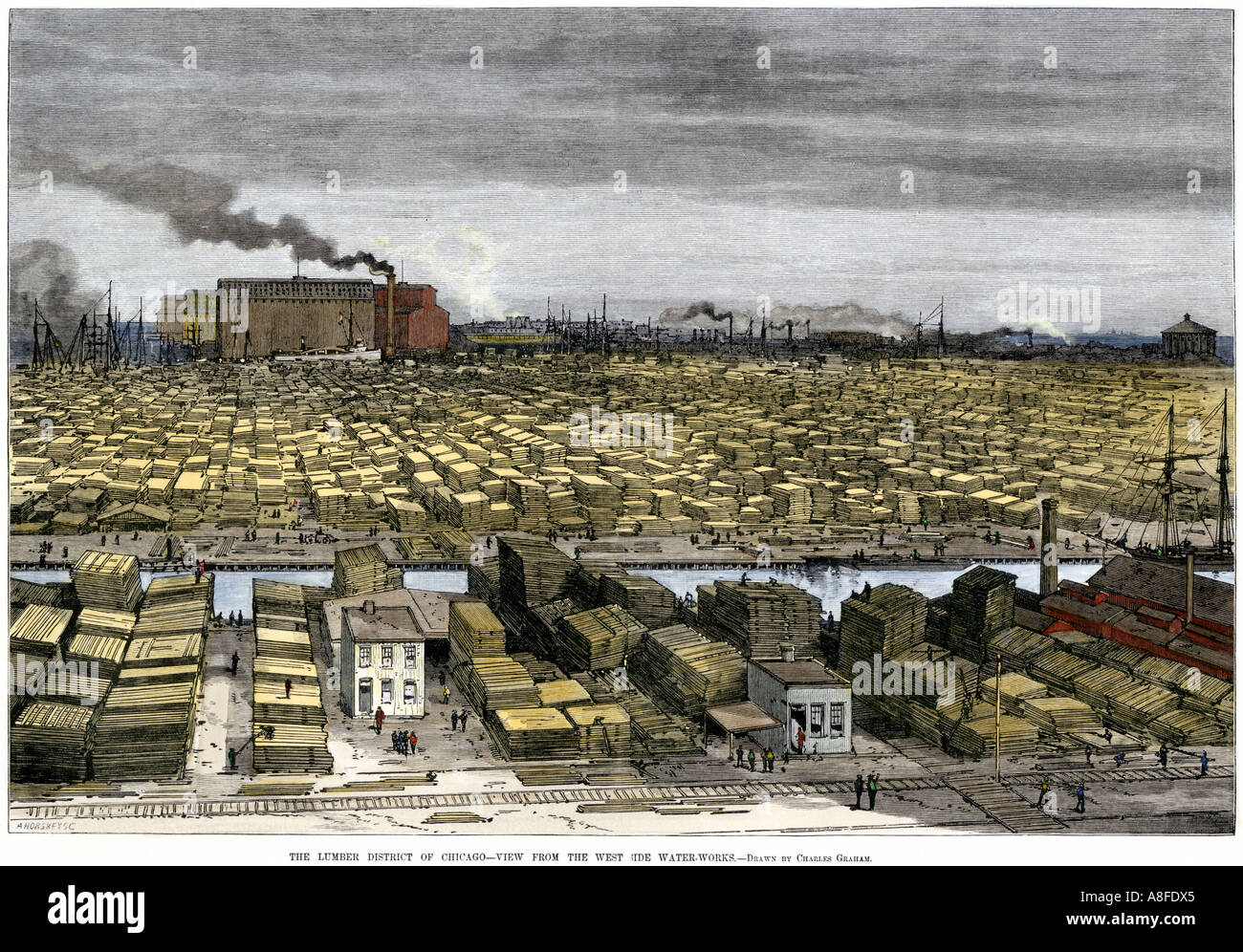 1880s chicago hi-res stock photography and images - Alamy