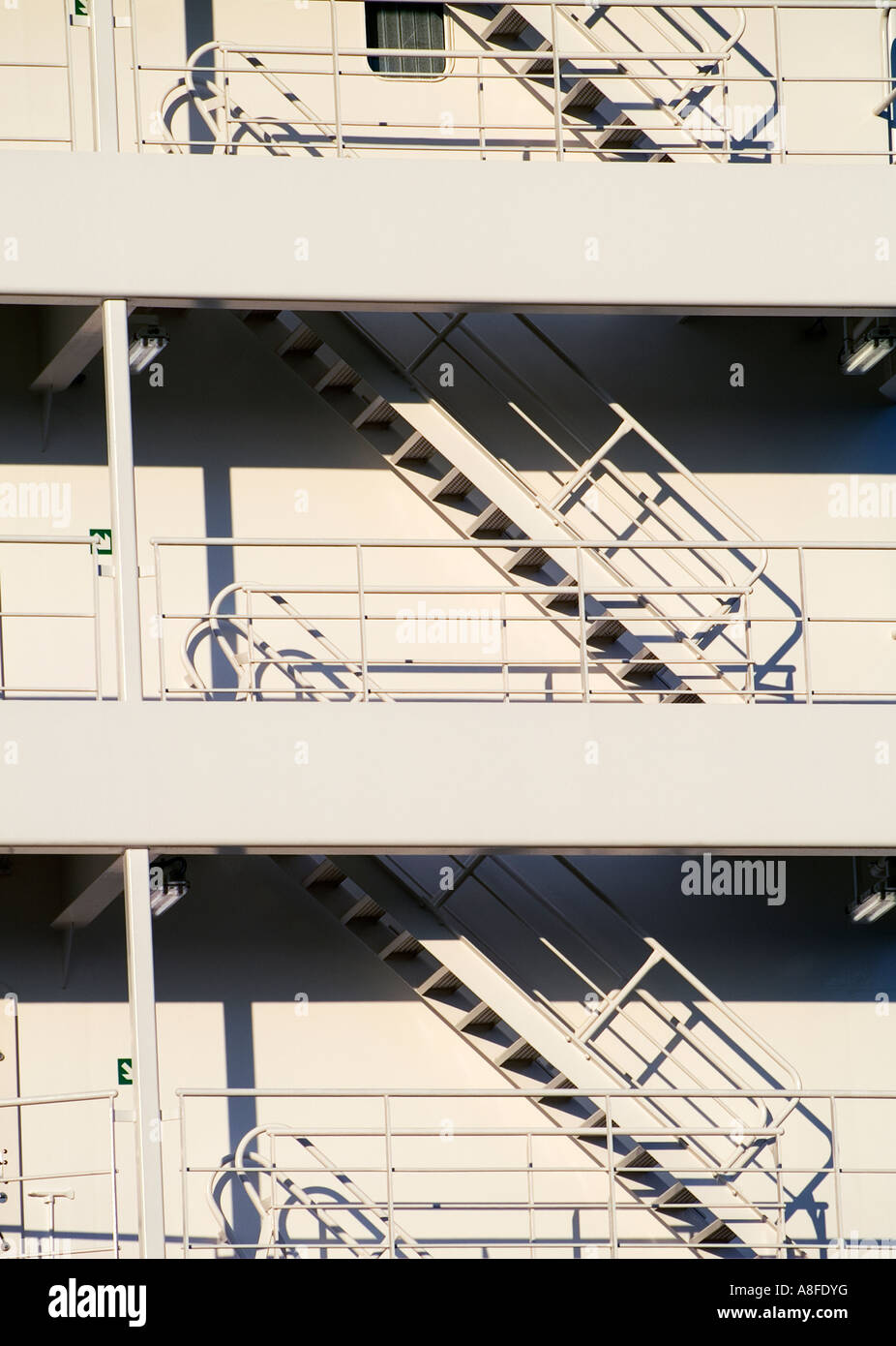 Stairs on a ship Stock Photo - Alamy