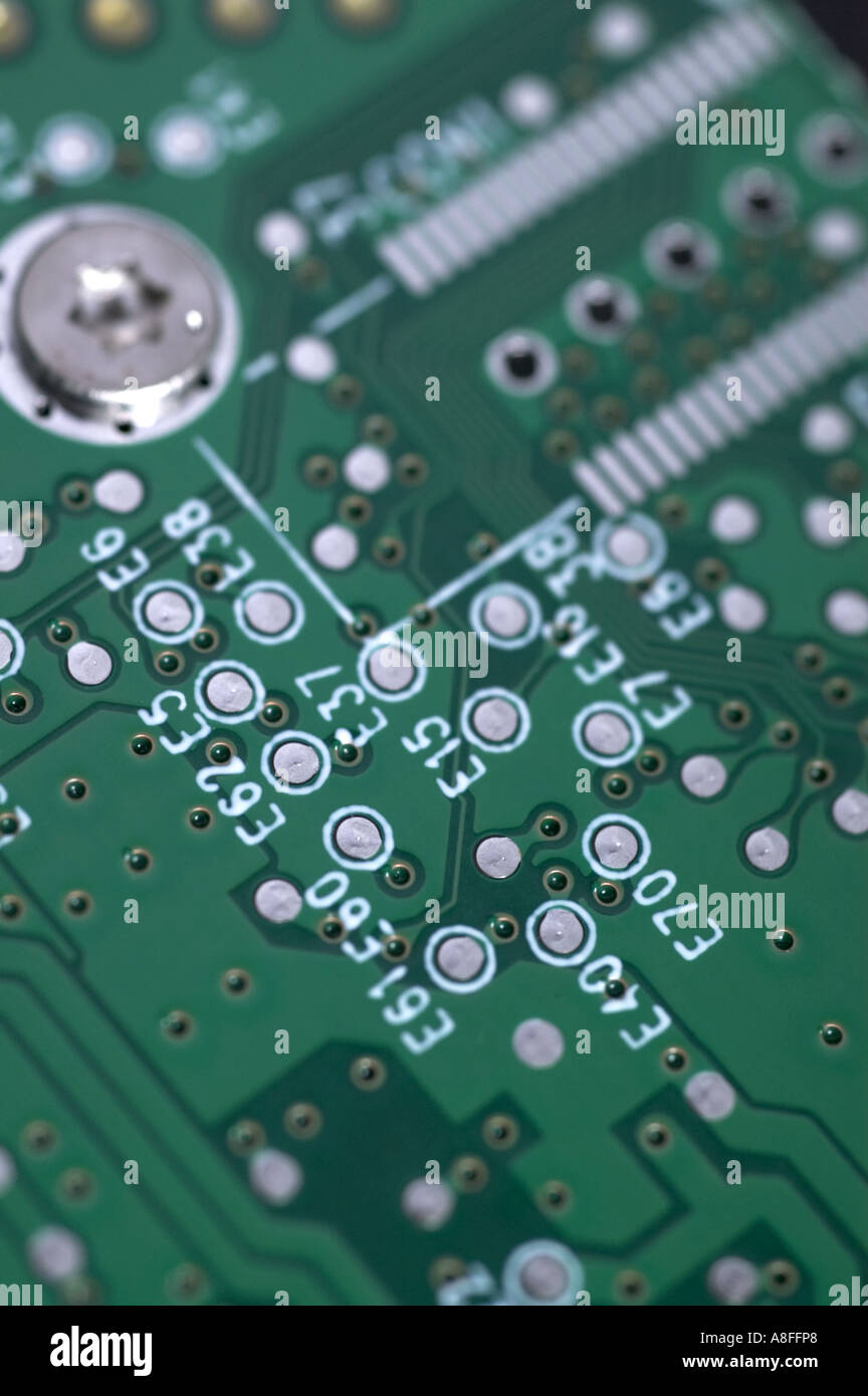 electronic printed circuit board Stock Photo - Alamy