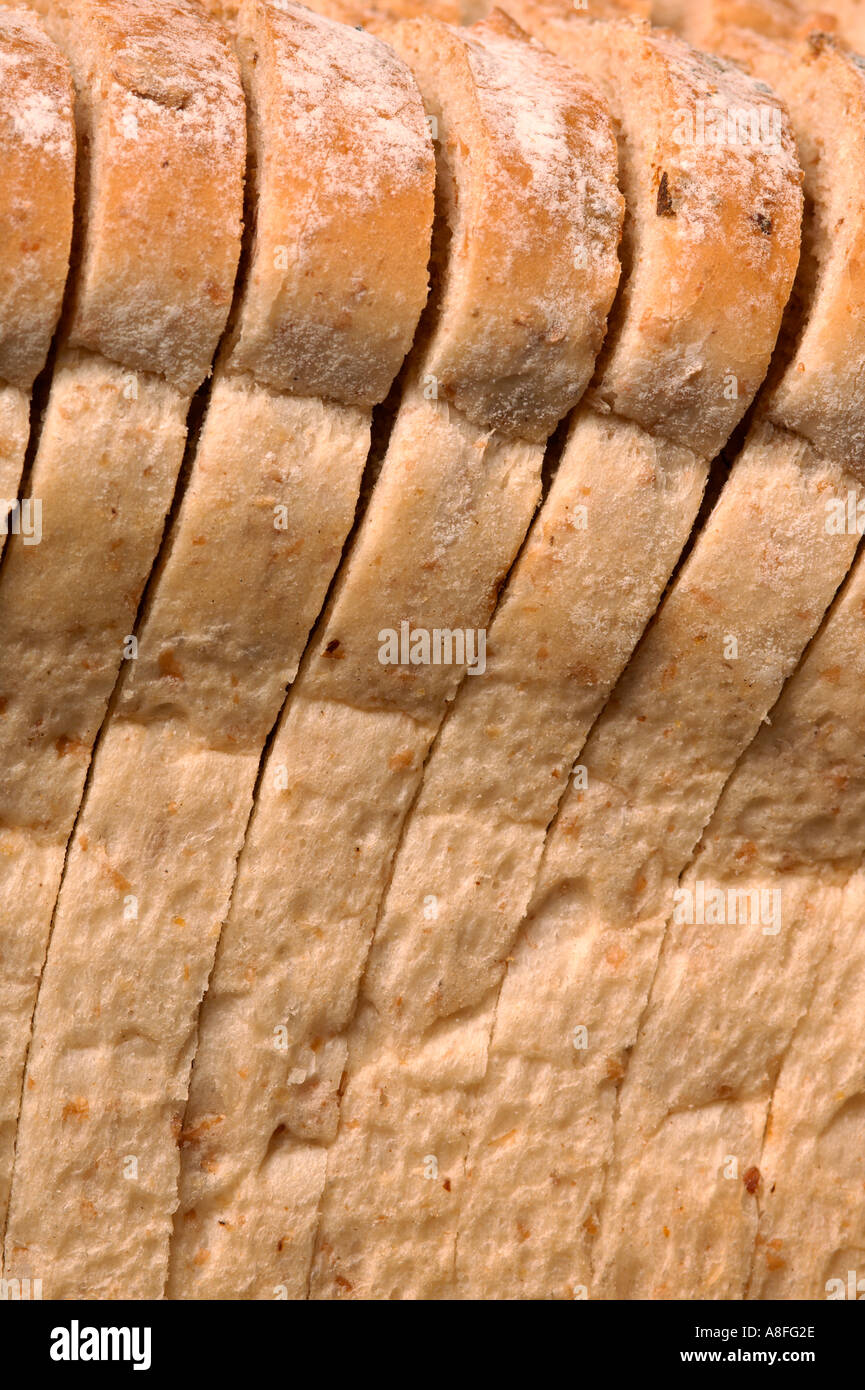 Unwrapped Bread Loaf Texture