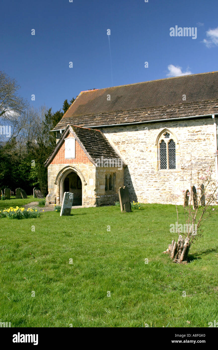Church of St Nicholas Charlwood Surrey UK Stock Photo - Alamy