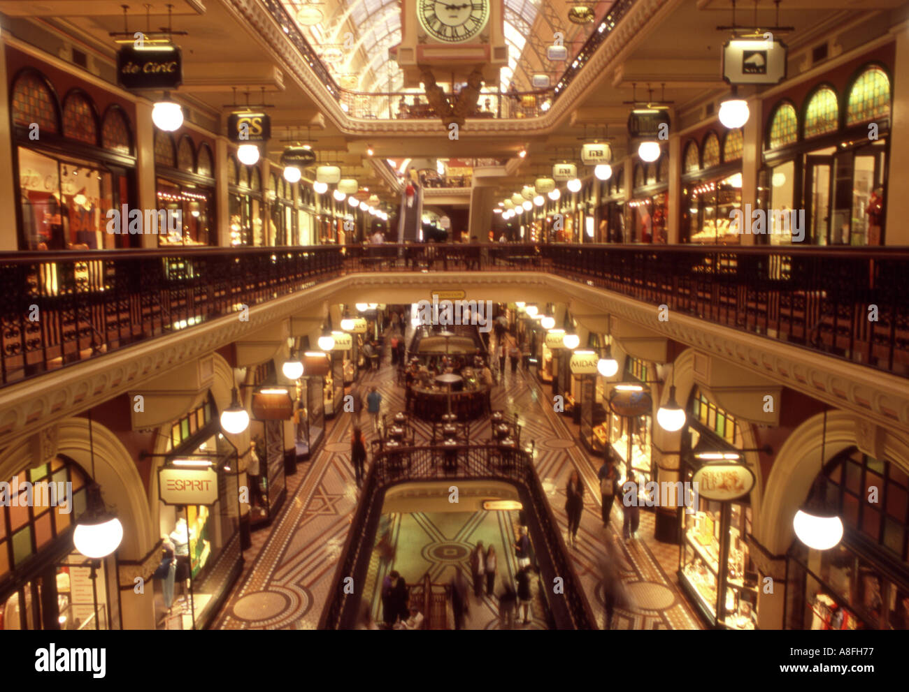 Interior Queen Victoria Building QVB Sydney Australia Stock Photo - Alamy