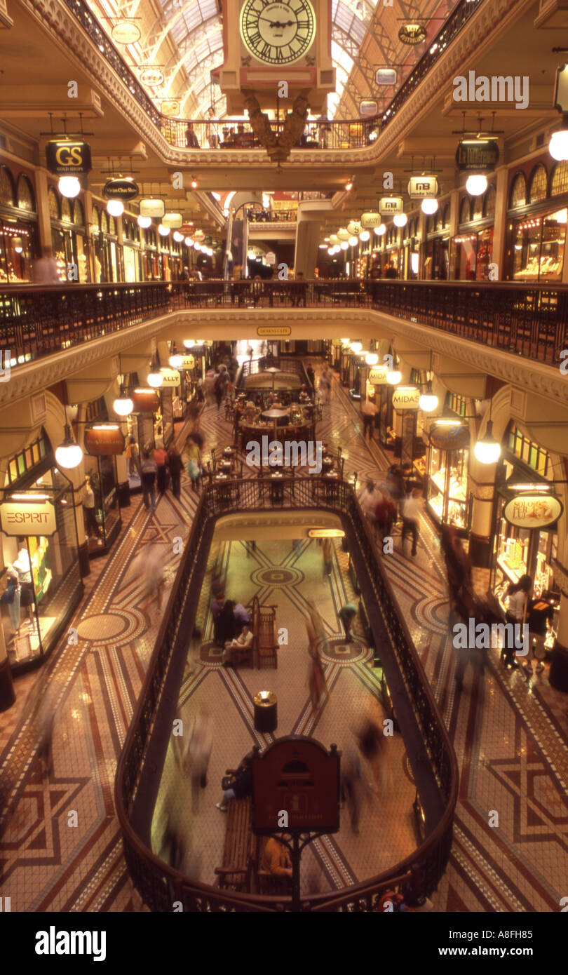 Interior Queen Victoria Building QVB Sydney Australia Stock Photo - Alamy