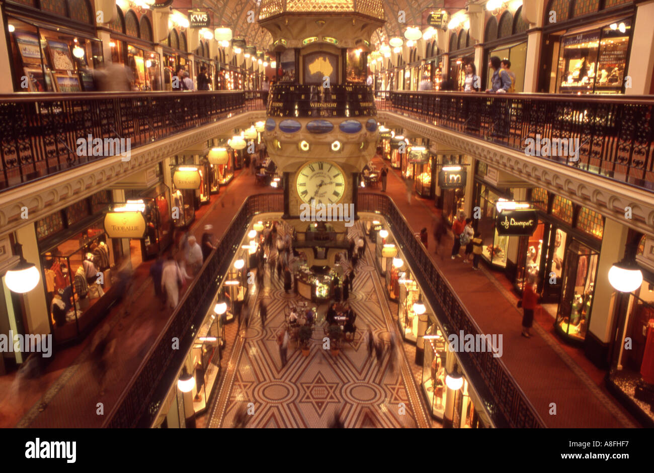 Interior Queen Victoria Building QVB Sydney Australia Stock Photo - Alamy