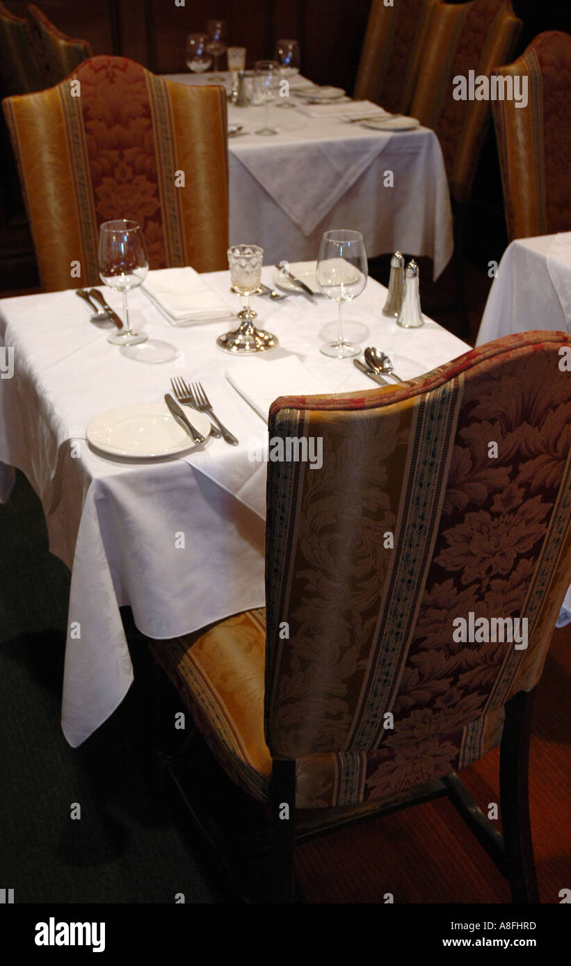 Fancy Restaurant Tables