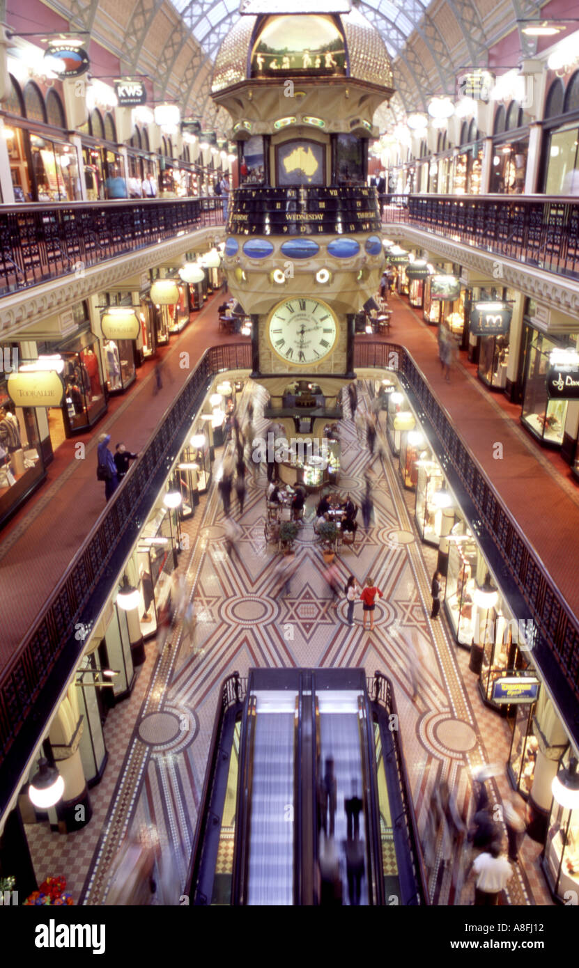 Interior of the Queen Victoria Building QVB Sydney City Centre New ...