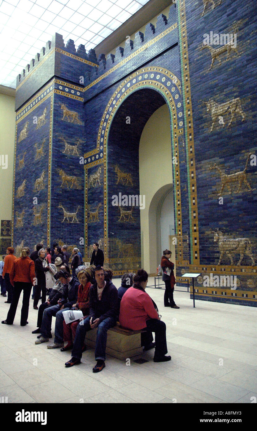 Pergoman Museum Berlin Germany. The Ishtar Gate Stock Photo - Alamy