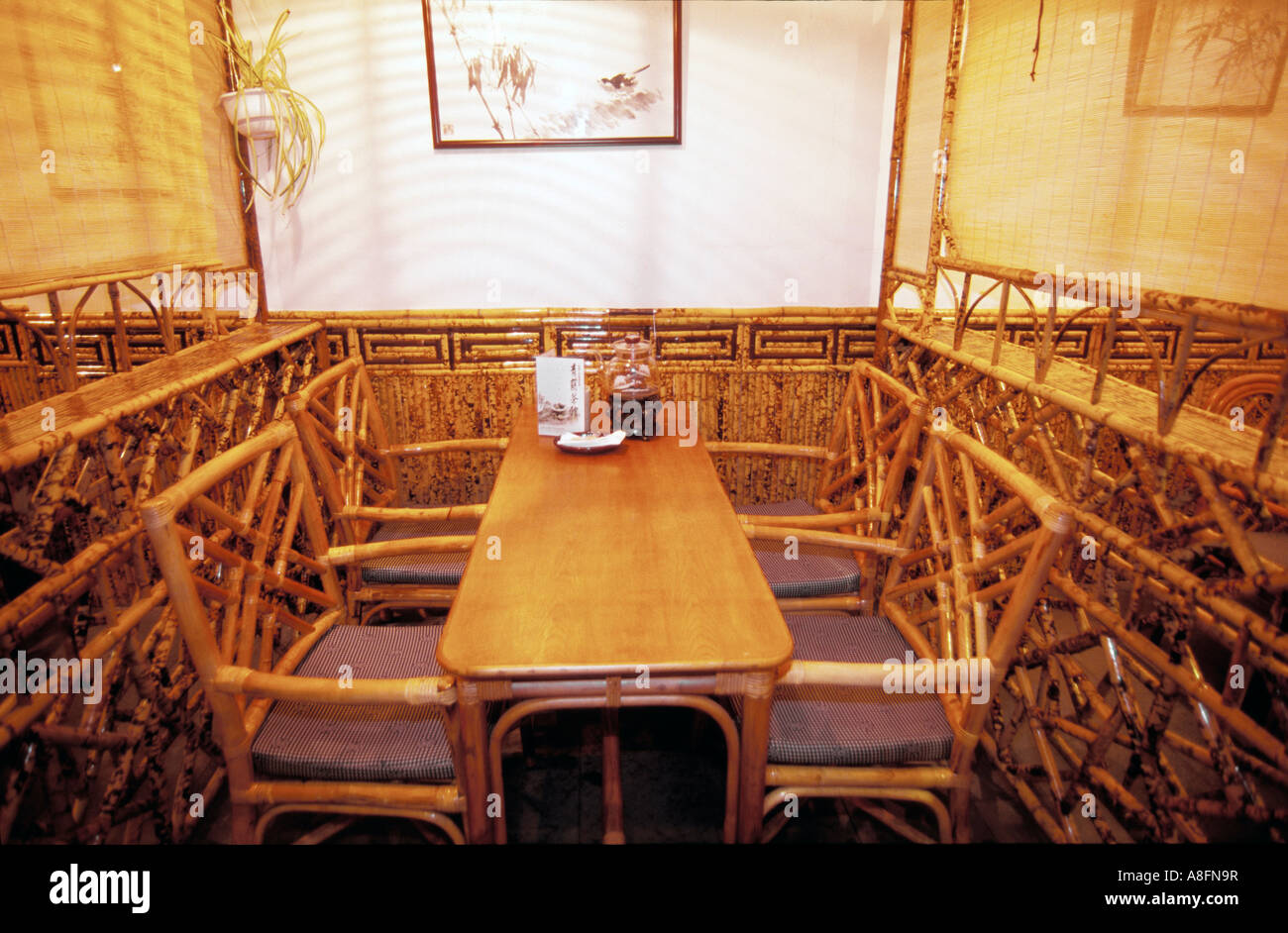 private room in tea house hangzhou Jiangsu province west lake china ...