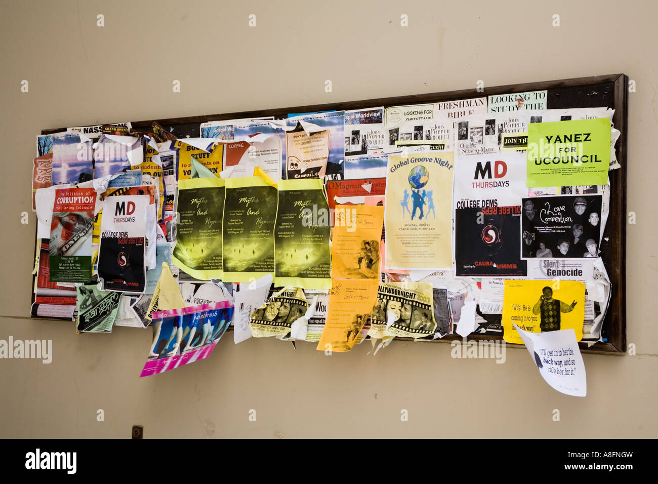 University Bulletin Board