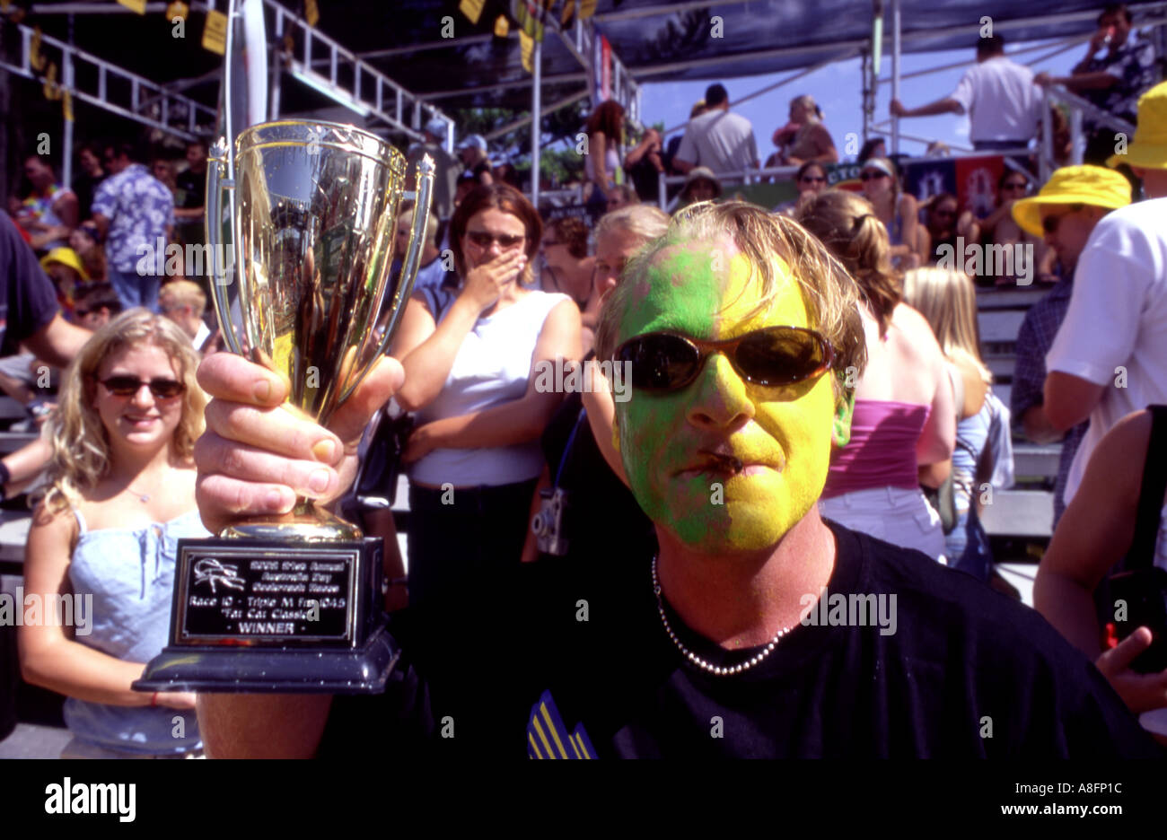 The winner of the annual Australia Day Cockroach Races in Brisbane with ...